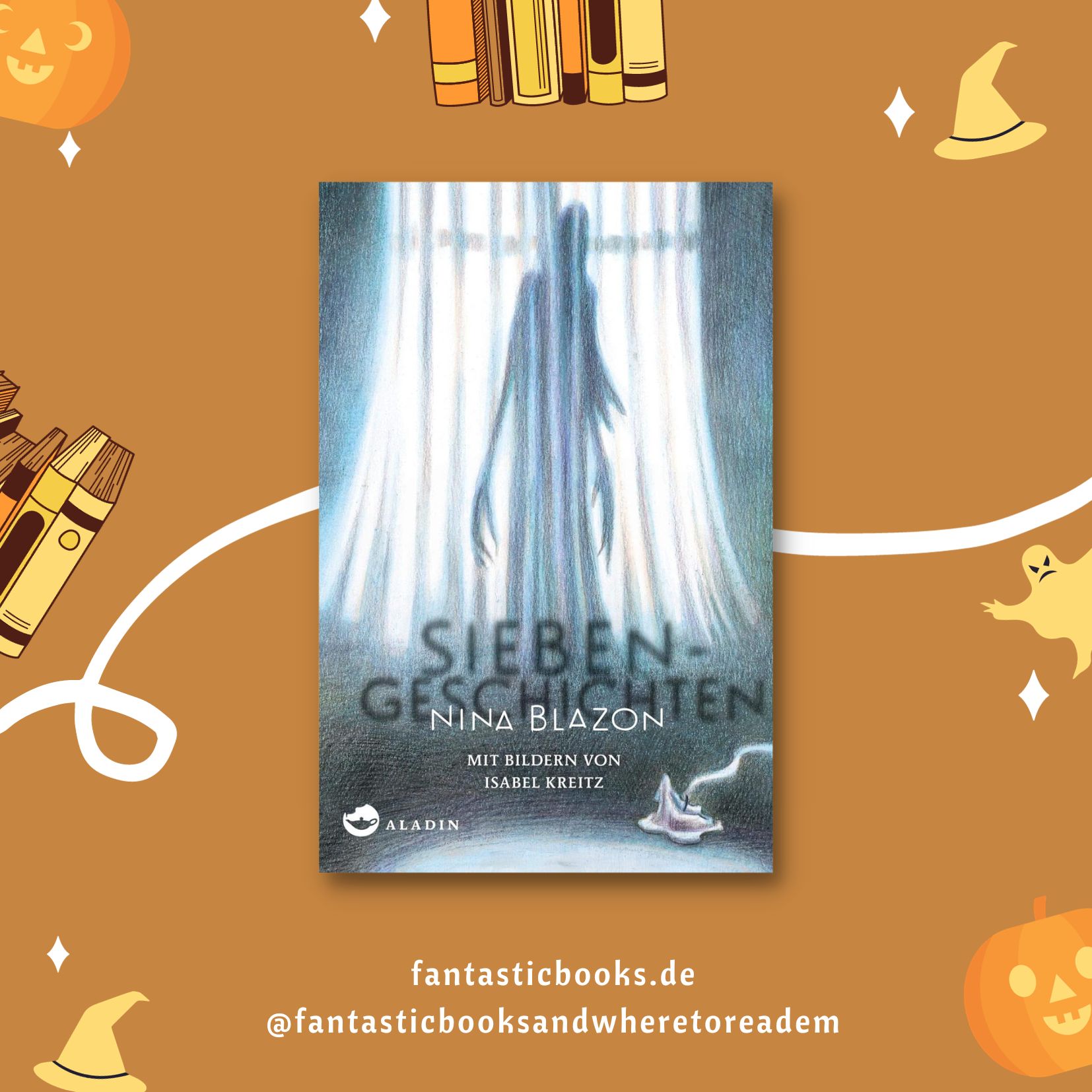 Booktober | Siebengeschichten von Nina Blazon - geeksantiques.de